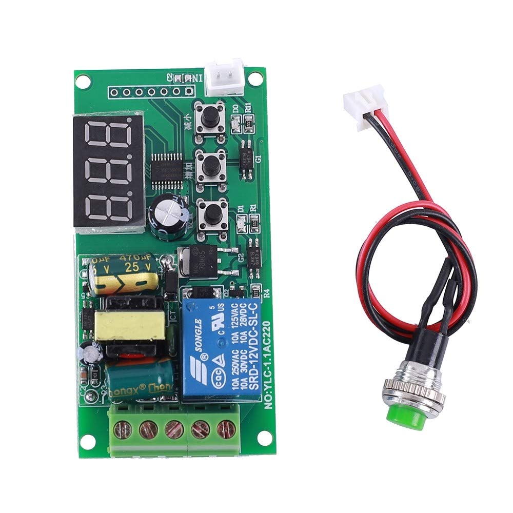 Buy Timer Relay Switch Module, AC 110V 220V Time Controller Switch ...