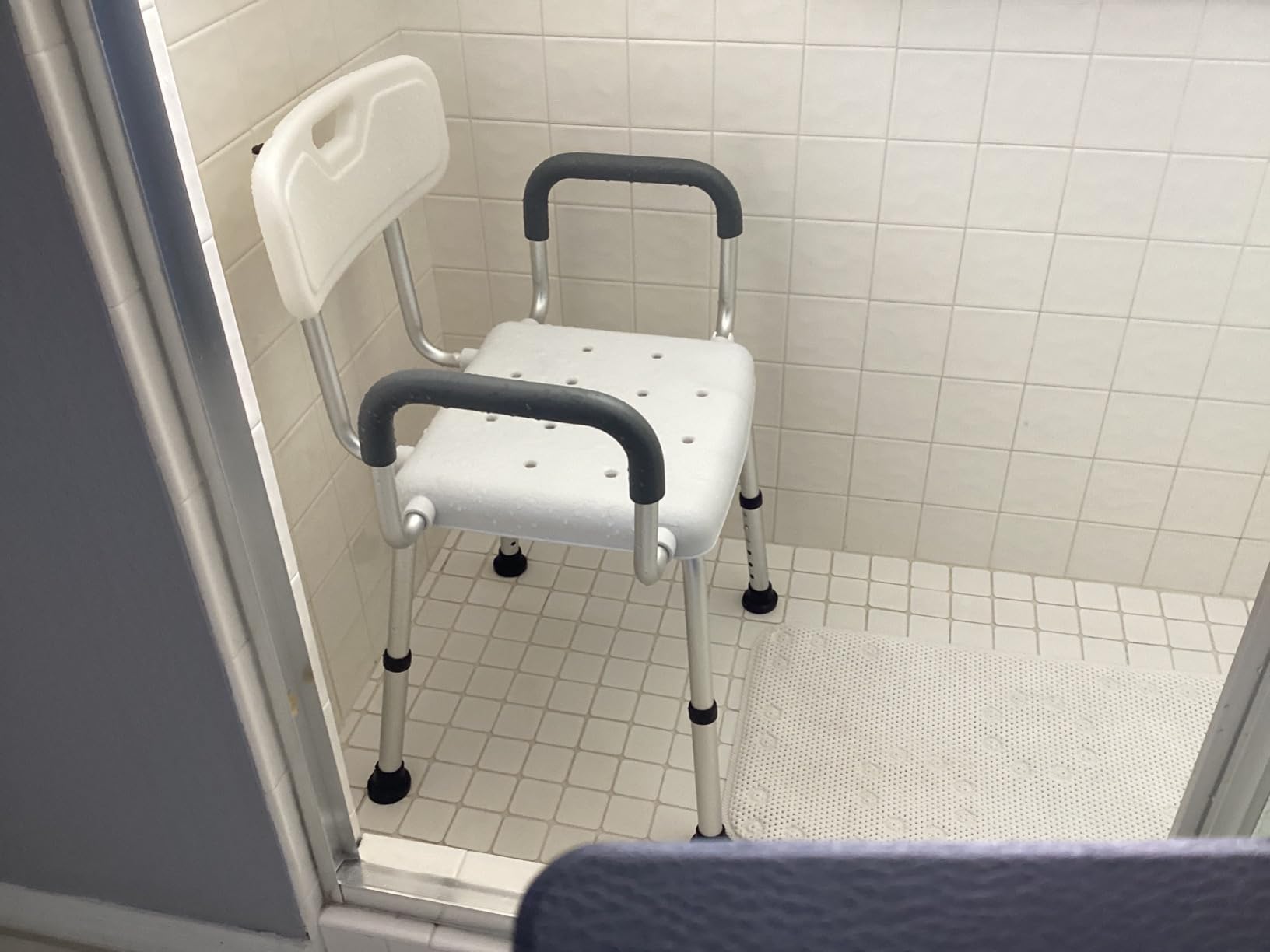 Amazon.com: Sangohe Shower Chair for Inside Shower - Heavy Duty Shower ...