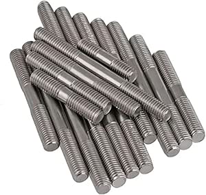 M3 Double-Ended Threaded Rod 50mm - 200mm | Metric 304ss Stud Bolts for ...