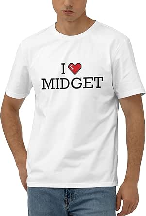 Amazon.com: Funny T Shirt for Men I Love Midget T Shirt Men Funny ...