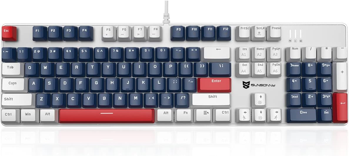 Amazon.com: KEMOVE K98SE Mechanical Gaming Keyboard, 98 Keys LED ...