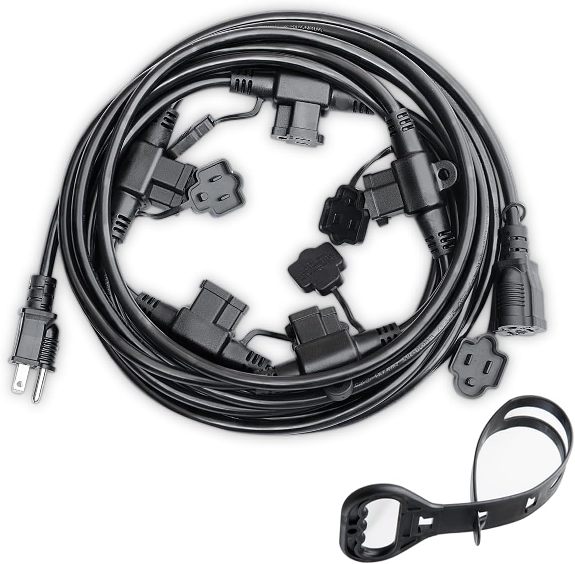 Amazon.com: Yodotek 25FT 16 Gauge Multi Indoor/Outdoor Power Extension ...