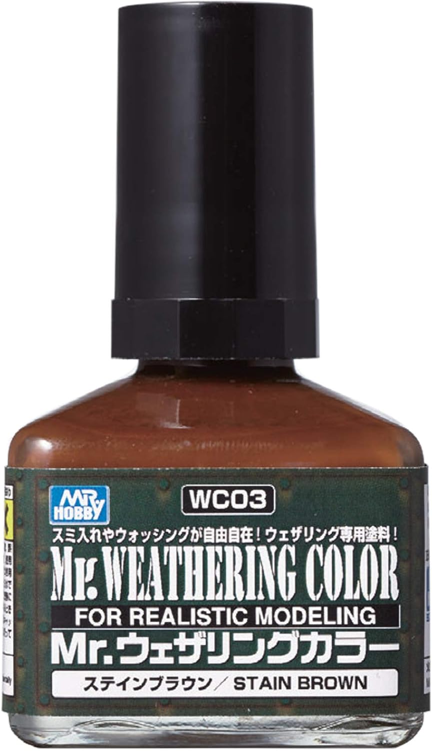 Amazon.com: WC03 Stain Brown, GSI, Mr. Weathering Color Paint : Arts ...