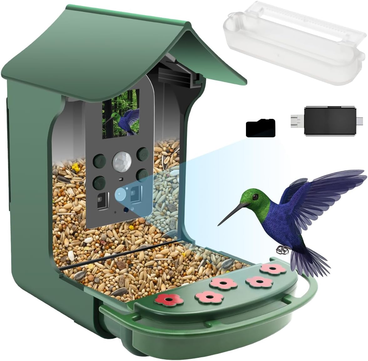Amazon.com : Smart Bird Feeder with Camera,Mini Bird Feeder Camera ...
