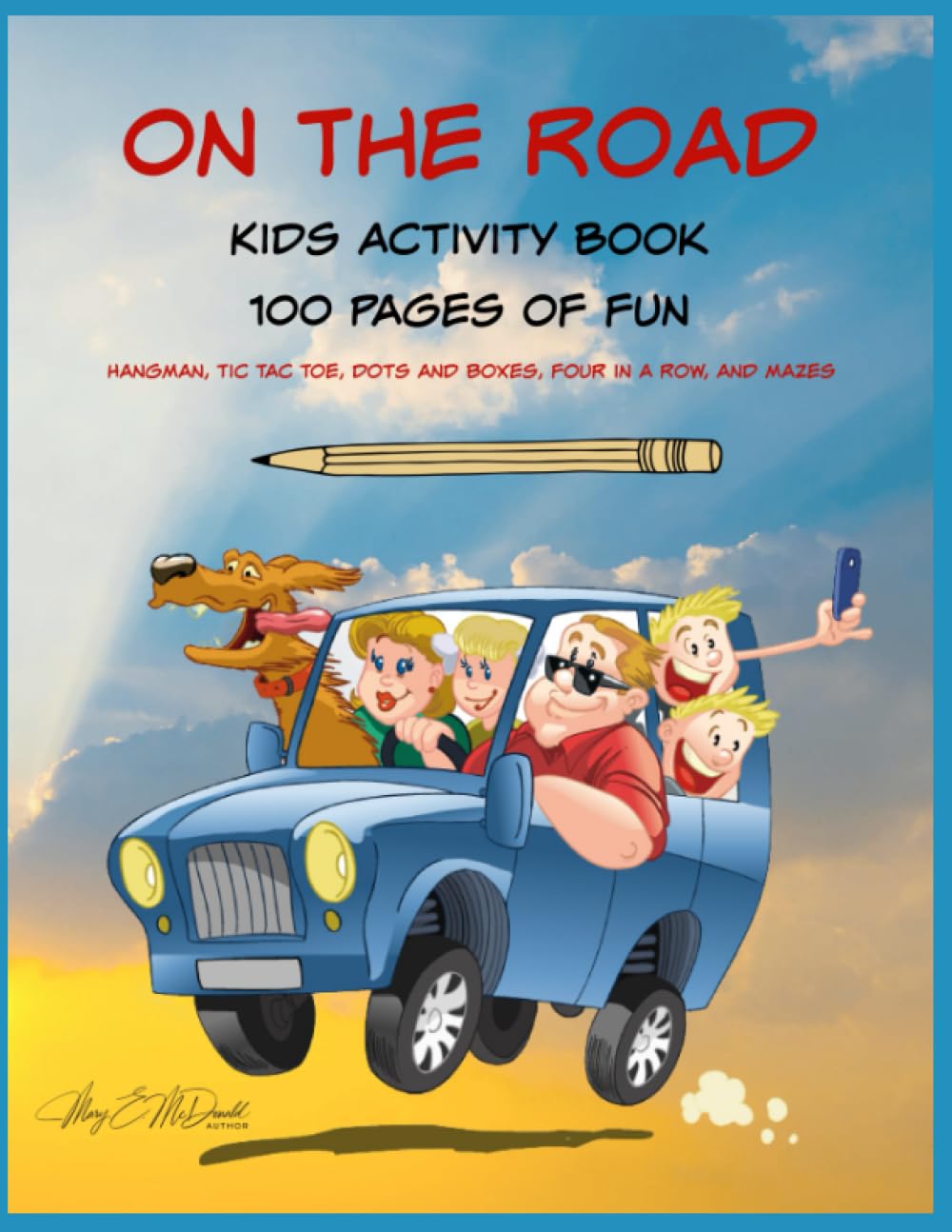 Amazon.com: On The Road: Kids Activity Book: 100 Pages of Fun ...
