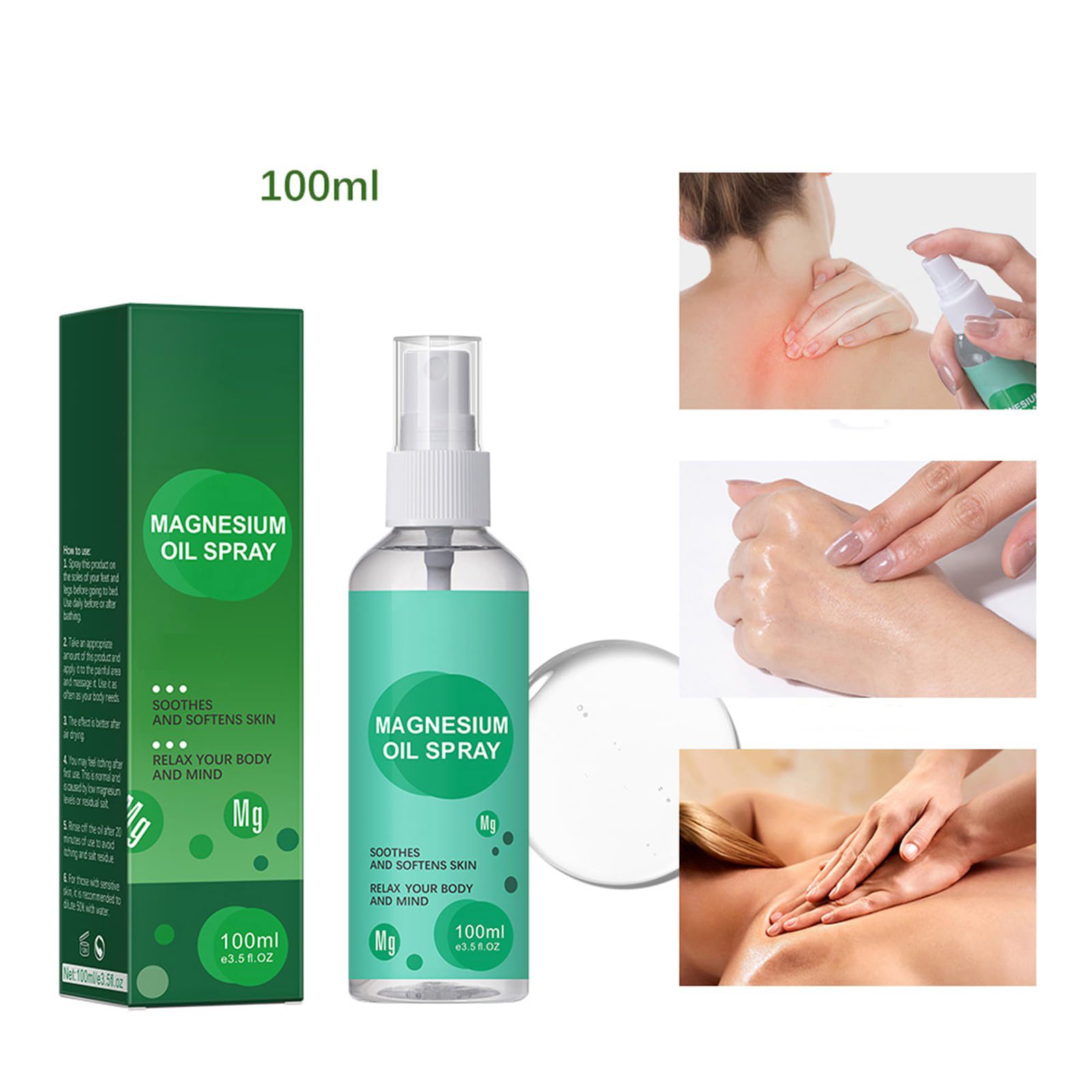 Snapklik.com : Magnesium Oil Spray, Magnesium Oil Spray For Feet Back ...