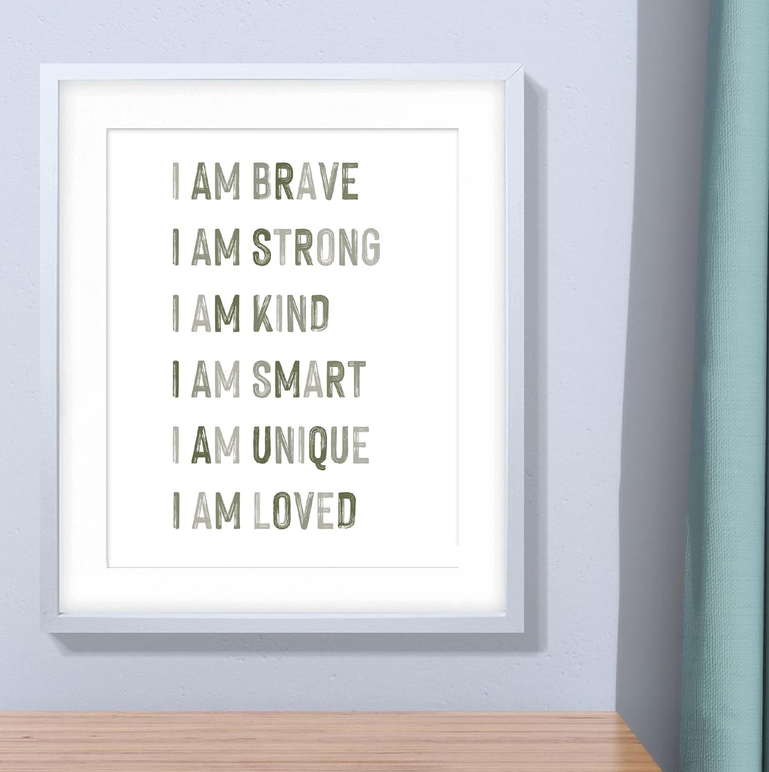 Snapklik.com : Affirmations Art Print For Kids, Classroom Wall Art, Kid ...