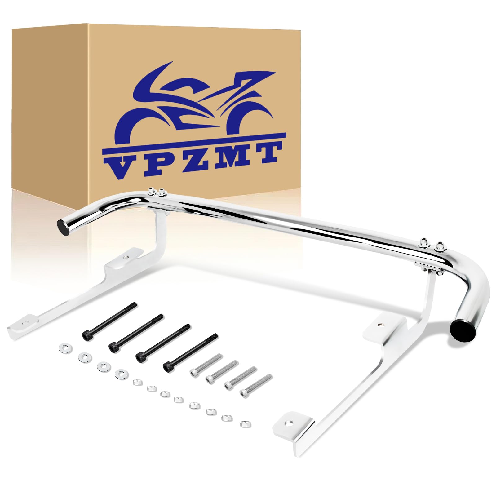 Snapklik.com : Chrome Rear Crash Bar Bumper Guard For Harley Tri Glide ...