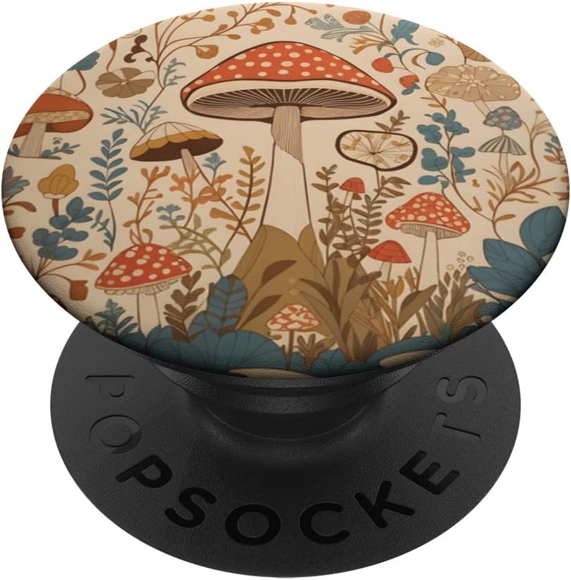 Amazon.com: Retro Vintage Flower Hippie Aesthetic Cottagecore Mushroom ...