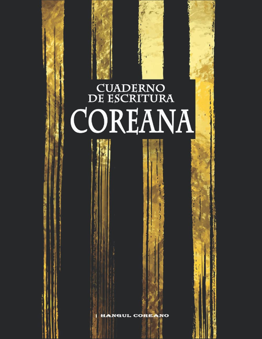 Cuaderno De Escritura Coreana Hangul Coreano Escribir La Caligrafia ...