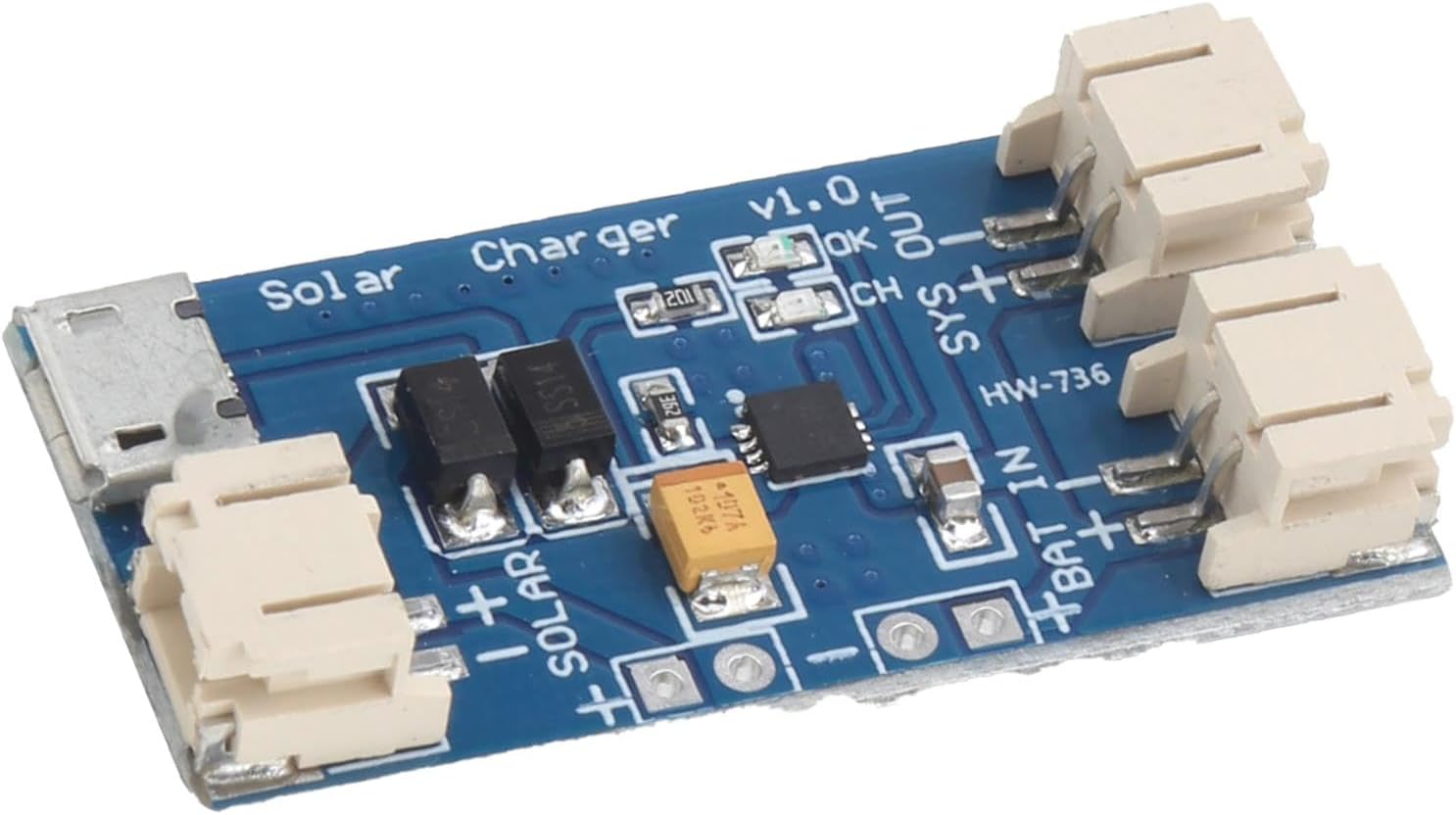 Amazon.com: Introducing The Solar Charger Board & Charging Module ...