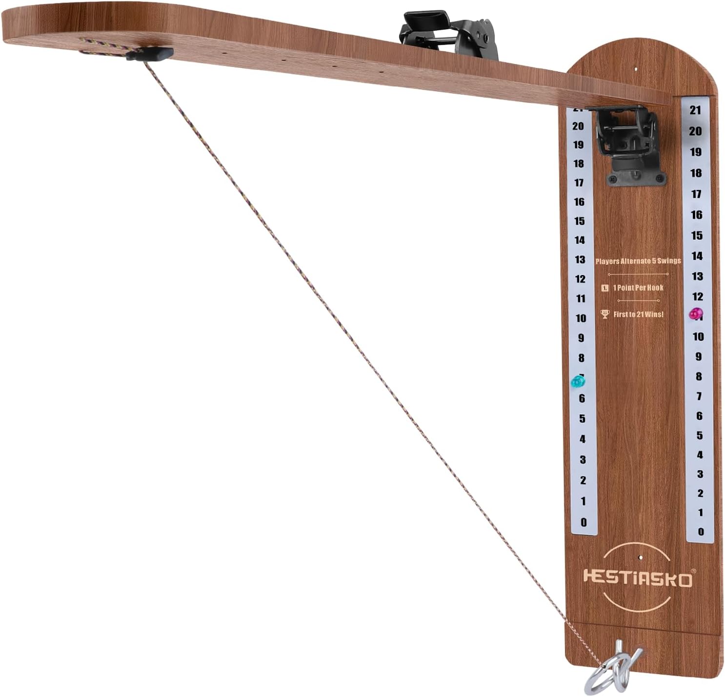 Amazon.com : Ring Toss Game, Hook Game Ring Toss Wall Mount with ...