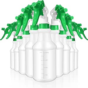 Amazon.com: 10 Pack Spray Bottles 16 Oz Empty Water Spray Bottles for Cleaning Heavy Duty ...