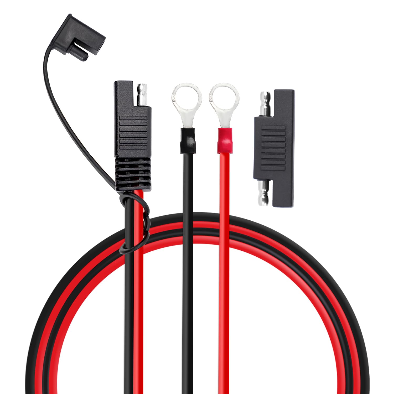 Snapklik.com : TMH Cable Connector 16 AWG - 10 FT For Battery Chargers ...
