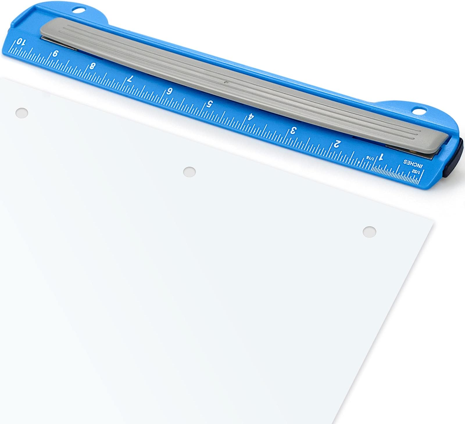 Amazon.com : McGill Trident Portable 3-Hole Punch with Ruler, 1/4 Inch ...