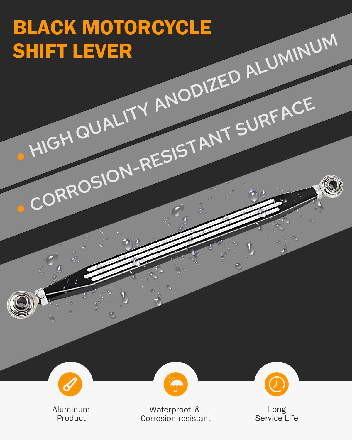 Snapklik.com : Black Shift Linkage Shifter Compatible For Harley ...