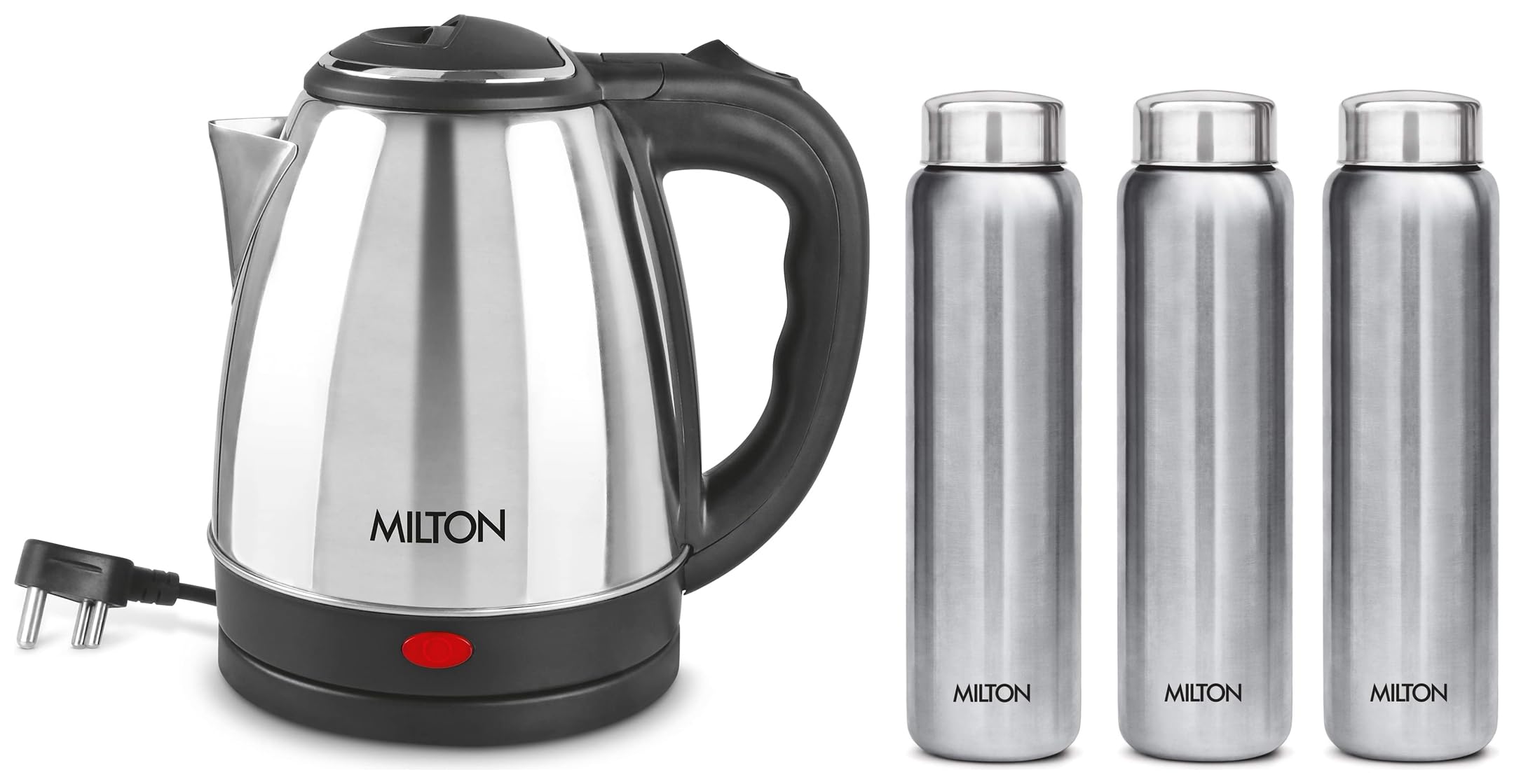 Milton Go Electro 2.0 Electric Kettle, 1 Piece, 2 Litres, Silver ...