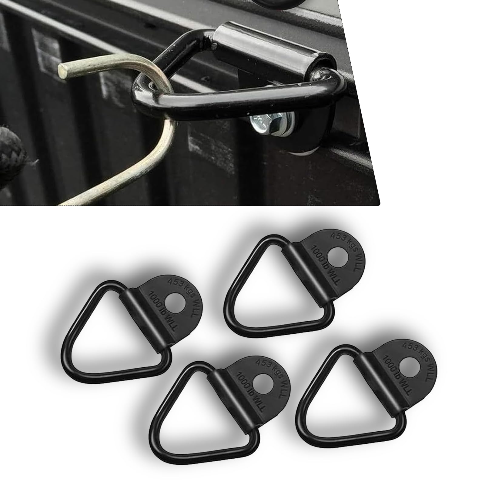 Amazon.com: icykale 4 Pack Multifunctional Car Tie Down Anchor ...