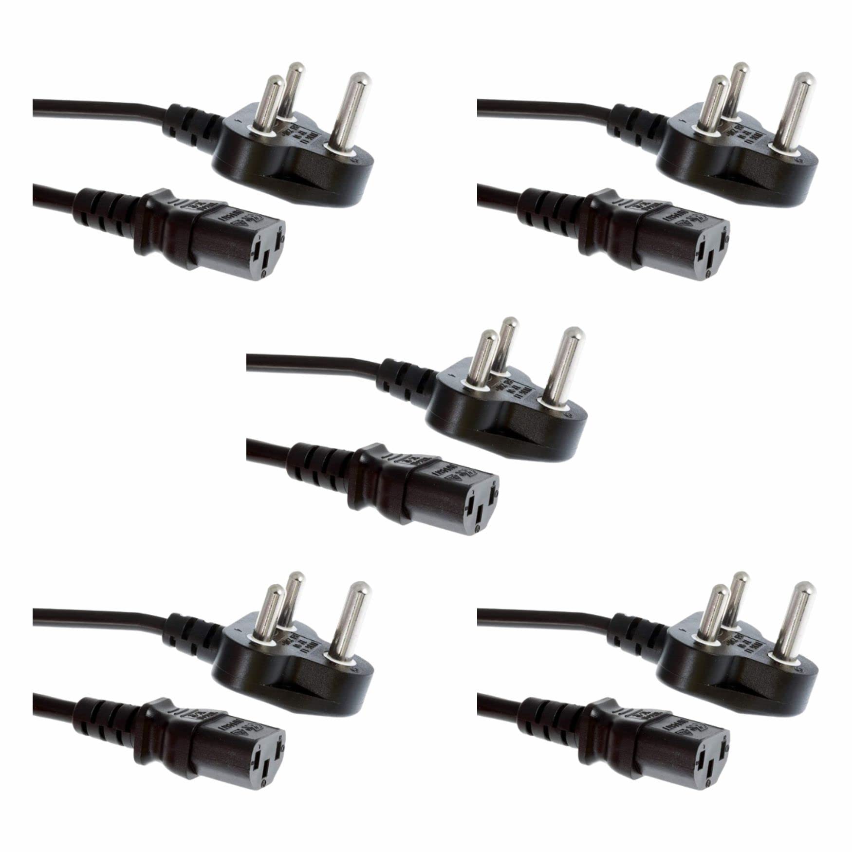 Buy SCTS Desktop Replacement Power Cable, India Plug IEC Computer Mains ...