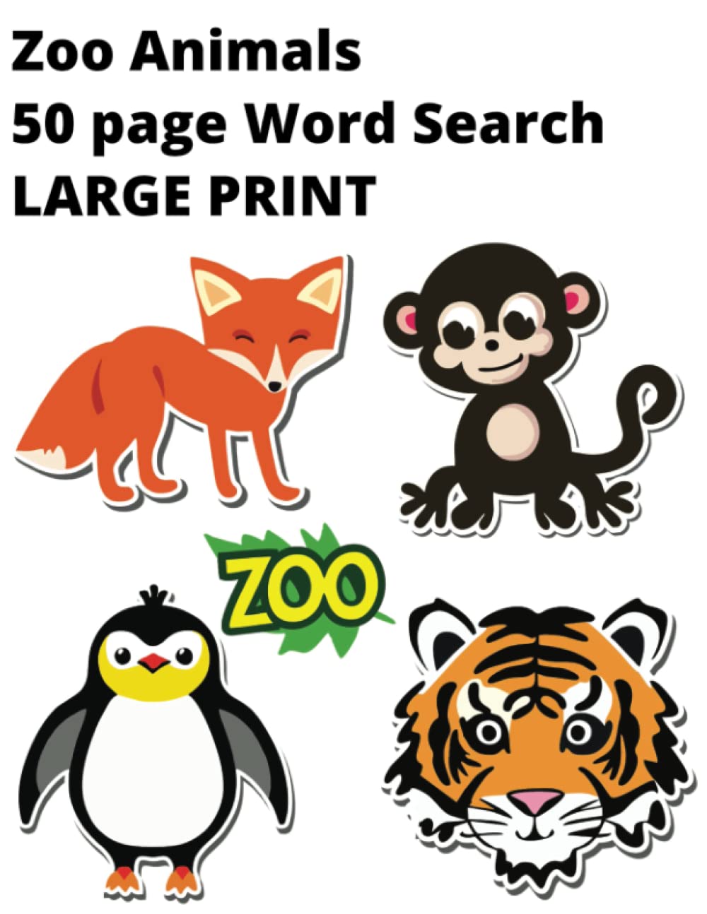 Word Animals Print In The Zoo Alphabet Posters Zoo Animals A Z With
