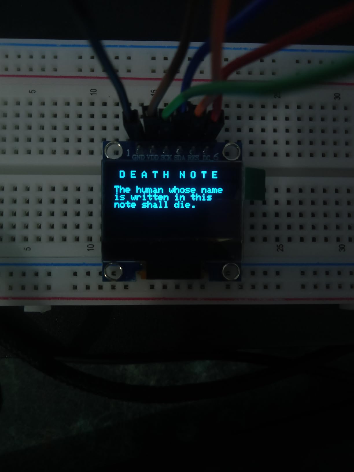 0.91 inch 128×32 Blue OLED Display Module with I2C/IIC Serial Interface ...