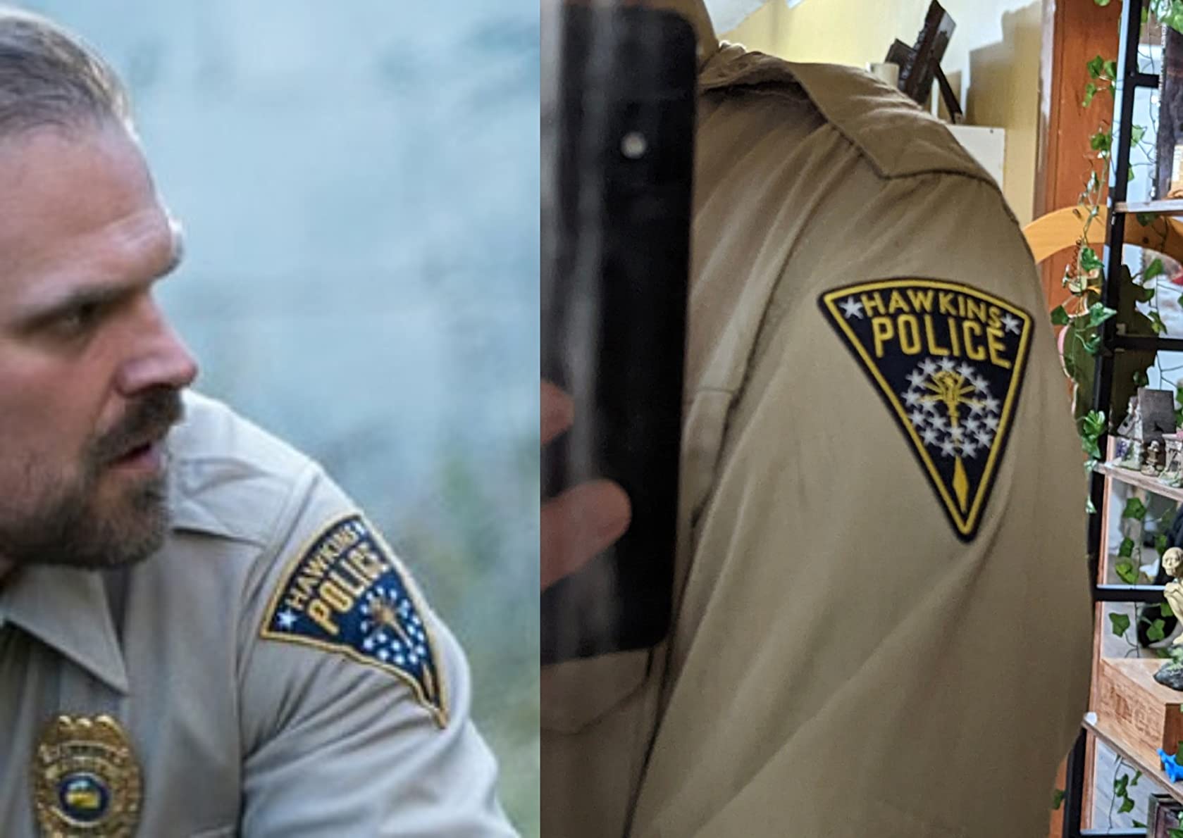 Amazon.com: Stranger Things Hawkins Police Badge Netflix Original TV ...