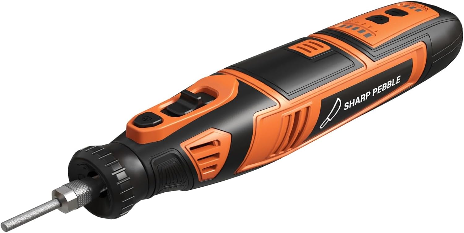 Amazon.com : Sharp Pebble Electric Cordless Chainsaw Sharpener Kit - Comes with Chain Saw ...