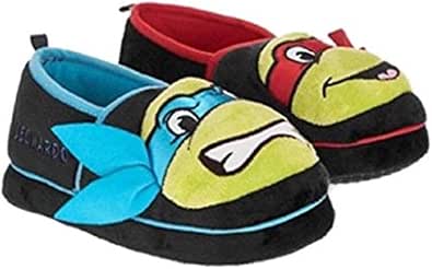 Amazon.com: Teenage Mutant Ninja Turtles TMNT Toddler Boys 7-12 Slipper ...