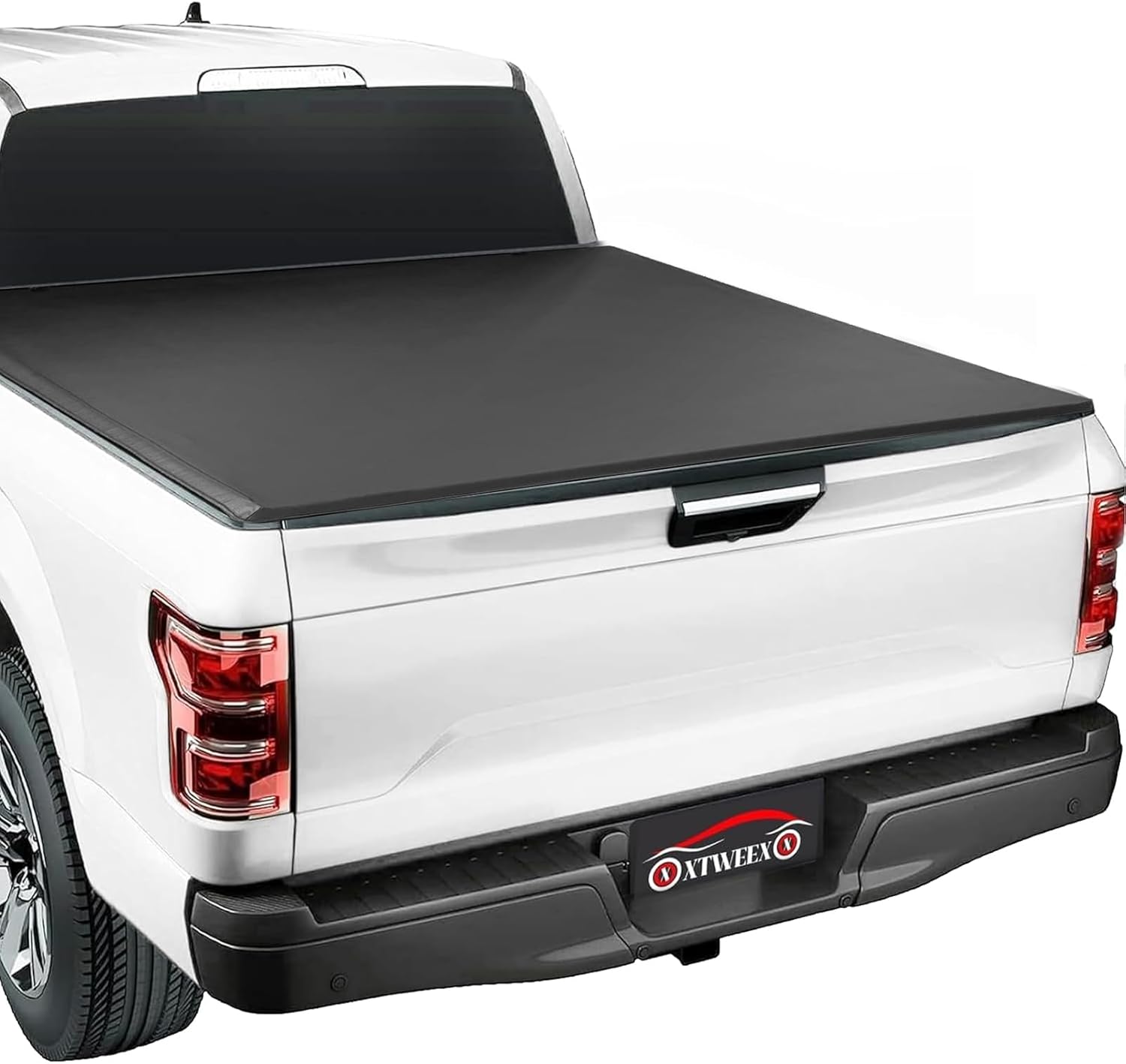 Amazon.com: XTWEEX Soft Roll Up Truck Bed Tonneau Cover Fits 6.5 FT for ...