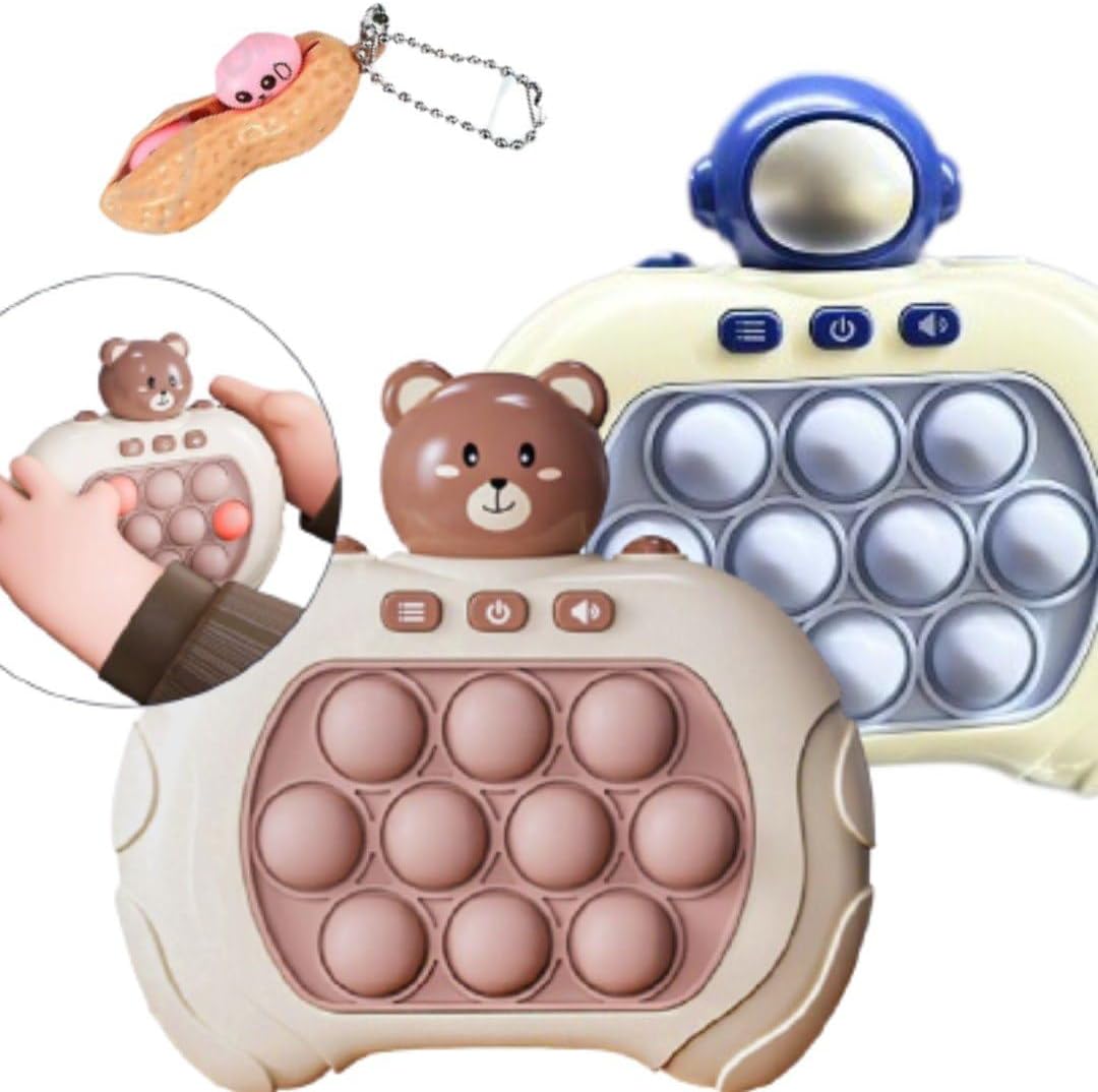 Jogo Fast Push Puzzle Game Pop It Eletrônico Quick Fidget Anti Stress ...