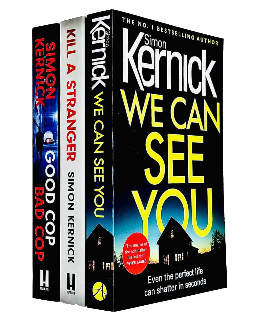 Simon Kernick Collection 3 Books Set (Good Cop Bad Cop, Kill A Stranger ...