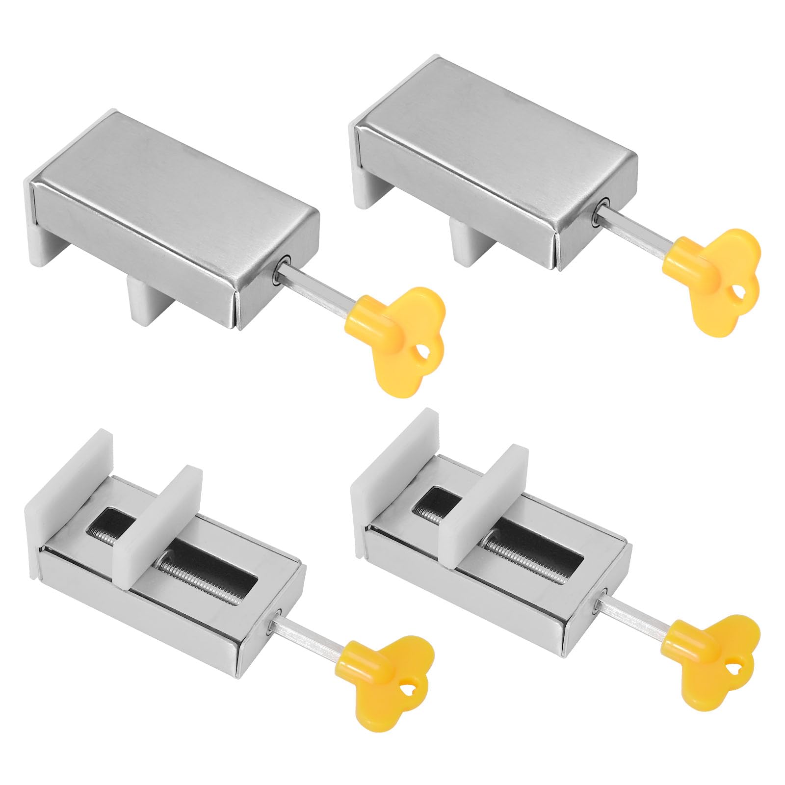 Snapklik.com : 4 Pack Safety Lock Sliding Door Lock, Safety Slide ...