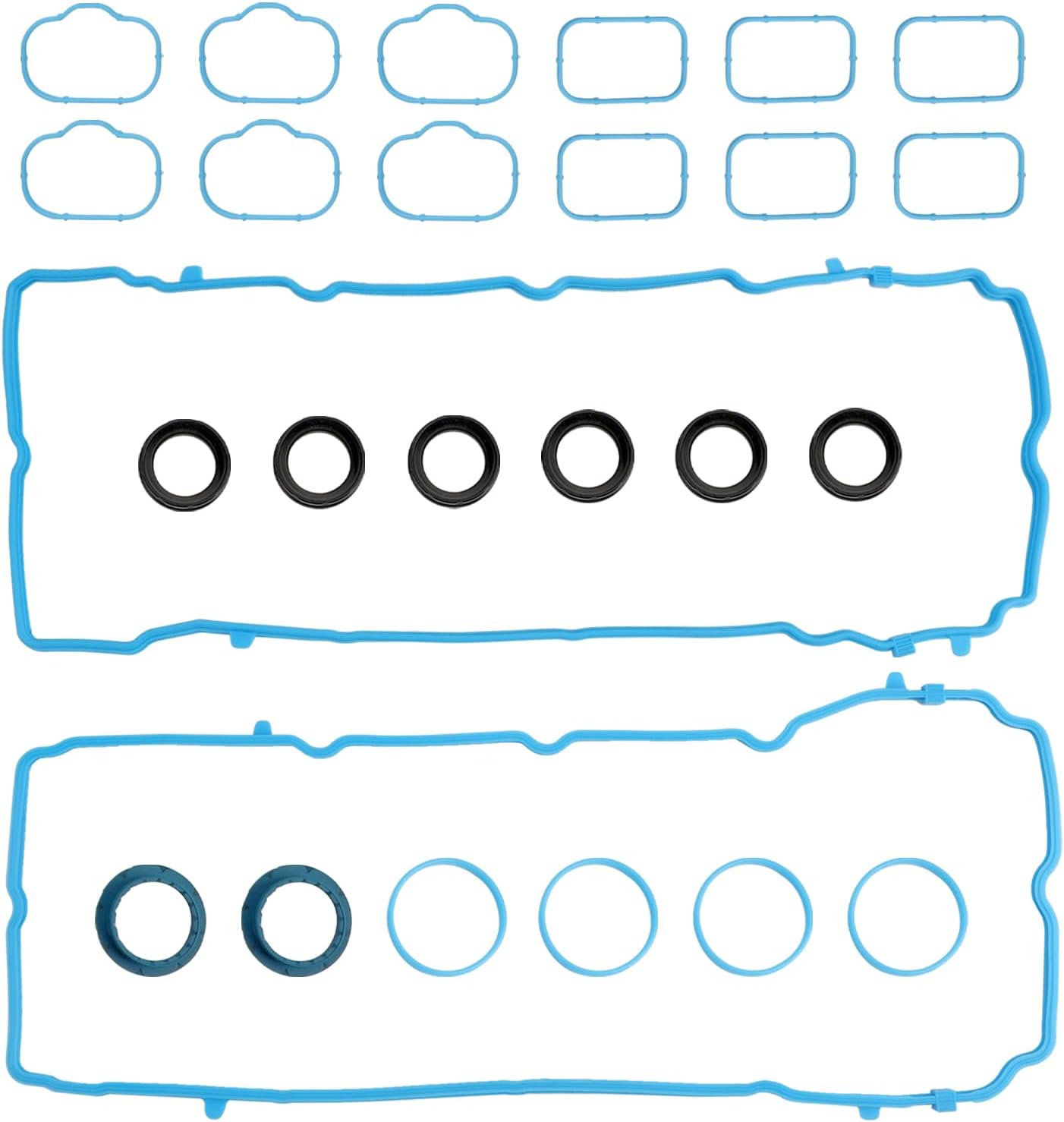 Amazon.com: Valve Cover Gasket and Intake Manifold Gasket Set ...