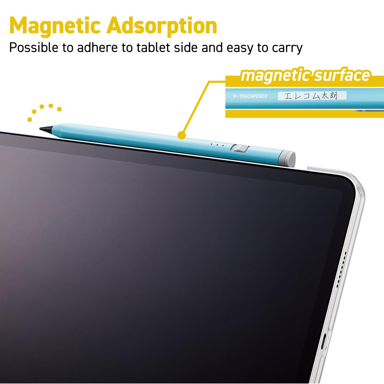 Snapklik.com : ELECOM Stylus Pen Triangular Shape, Palm Rejection, Tilt ...