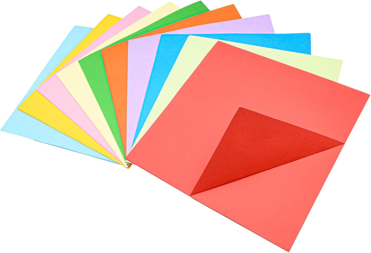 Amazon.com : DIAO79NI Origami Paper, 100 Sheets, 10 Colors, 8x8 Inch ...