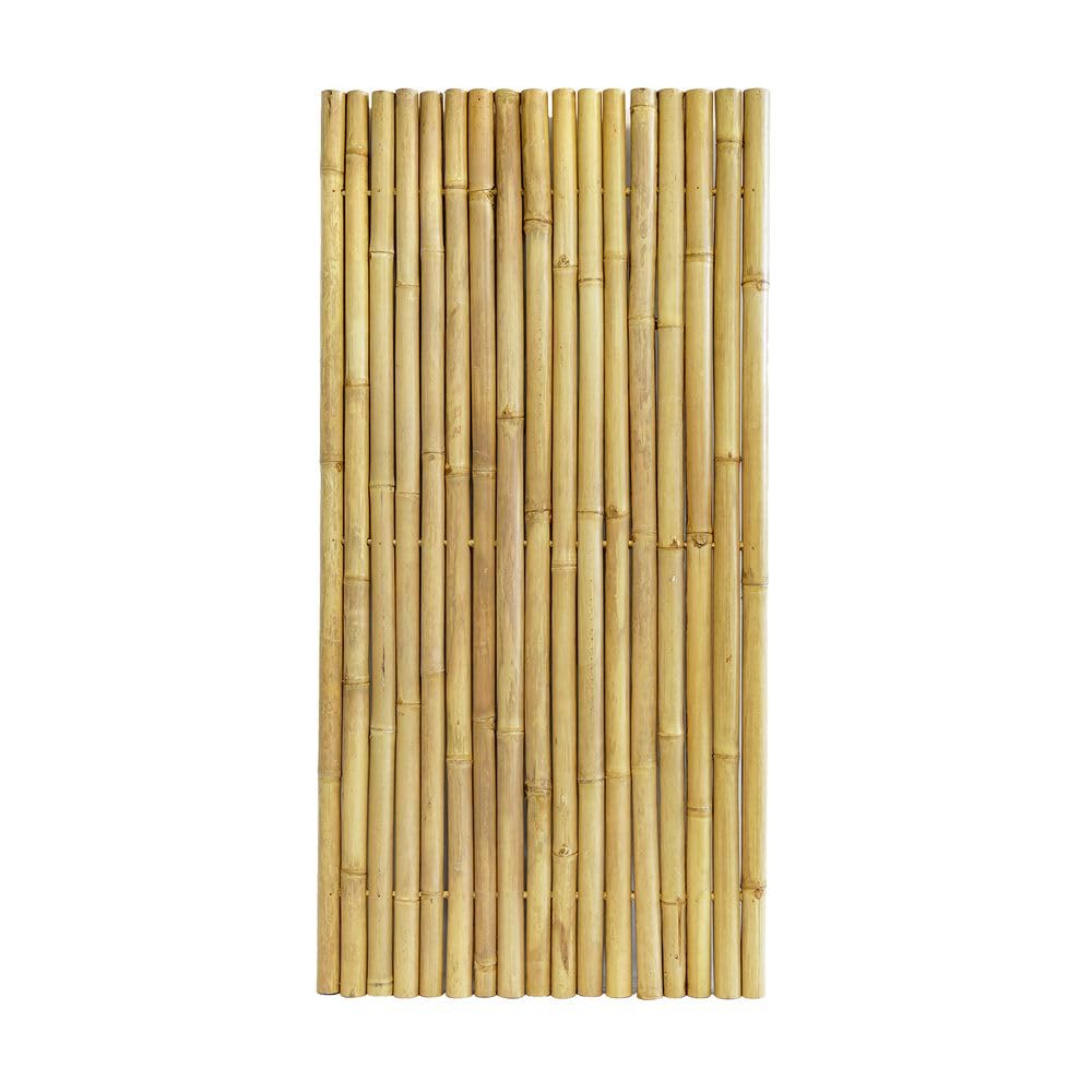 Buy Egardenkart® Premium Thick Full Bamboo Fence Panel Natural and ...