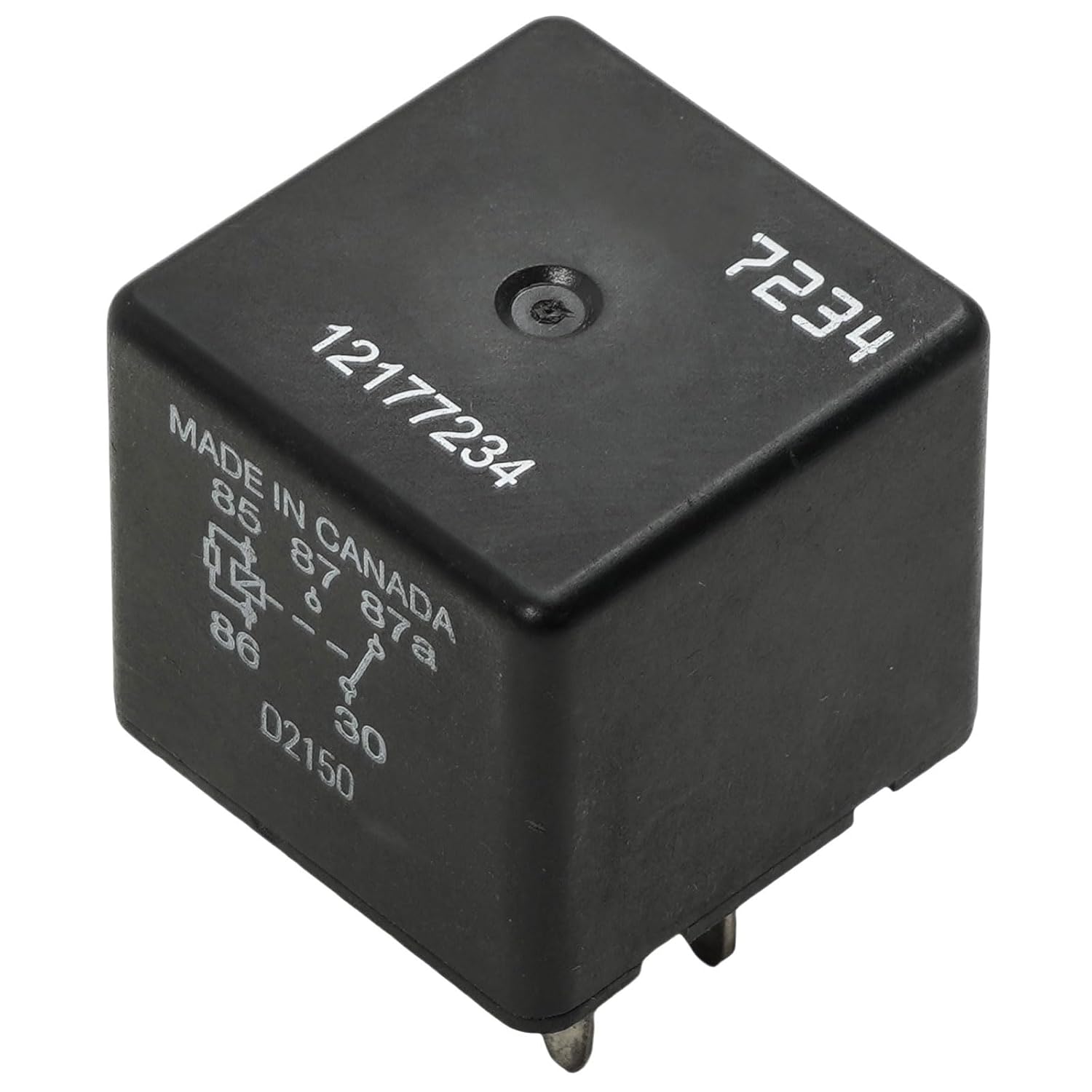 Amazon.com: 12177234 7234 12VDC Relay 40A 5Pin Quick Connect SPDT ...