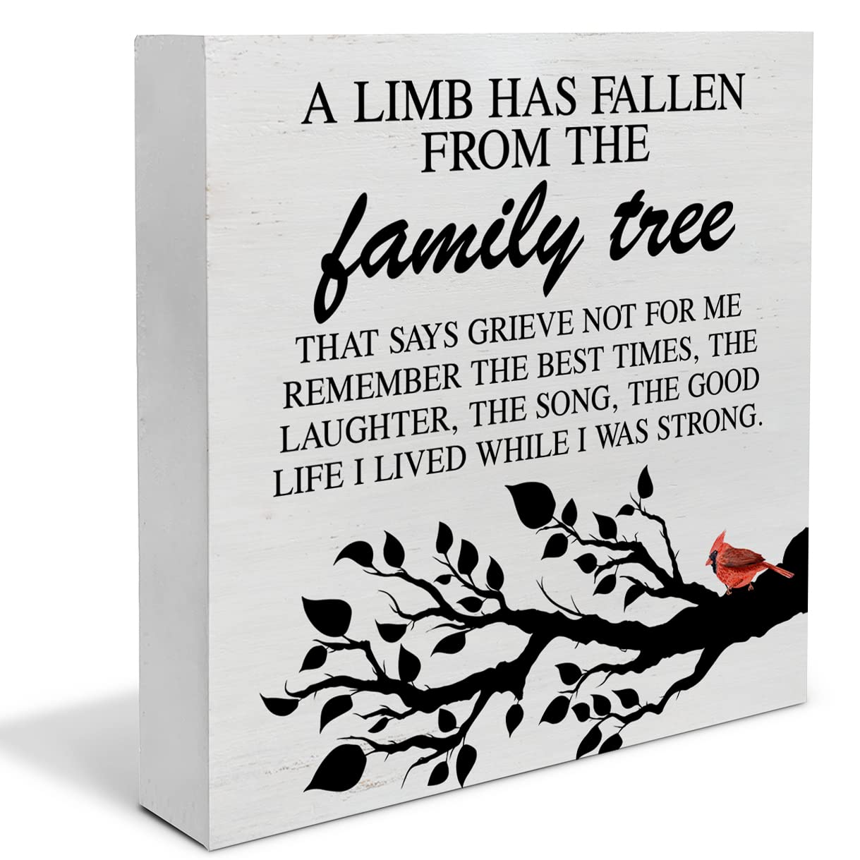 Amazon.com : Bereavement Sympathy Wood Box Sign Decor Desk Sign Gift ...