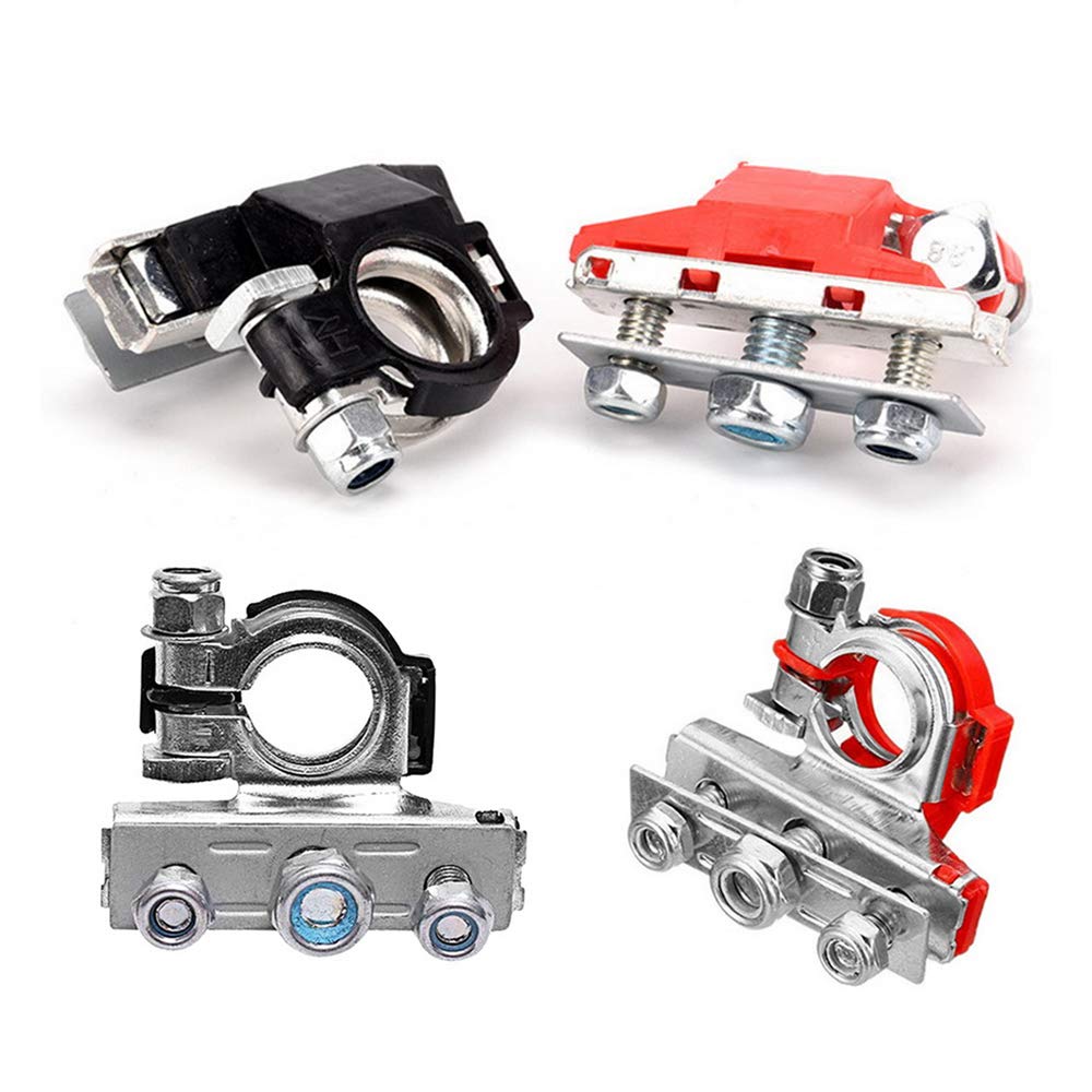 Buy EKdirect 2 Pairs Leisure Battery Terminals, 12V 3 Way Positive and ...