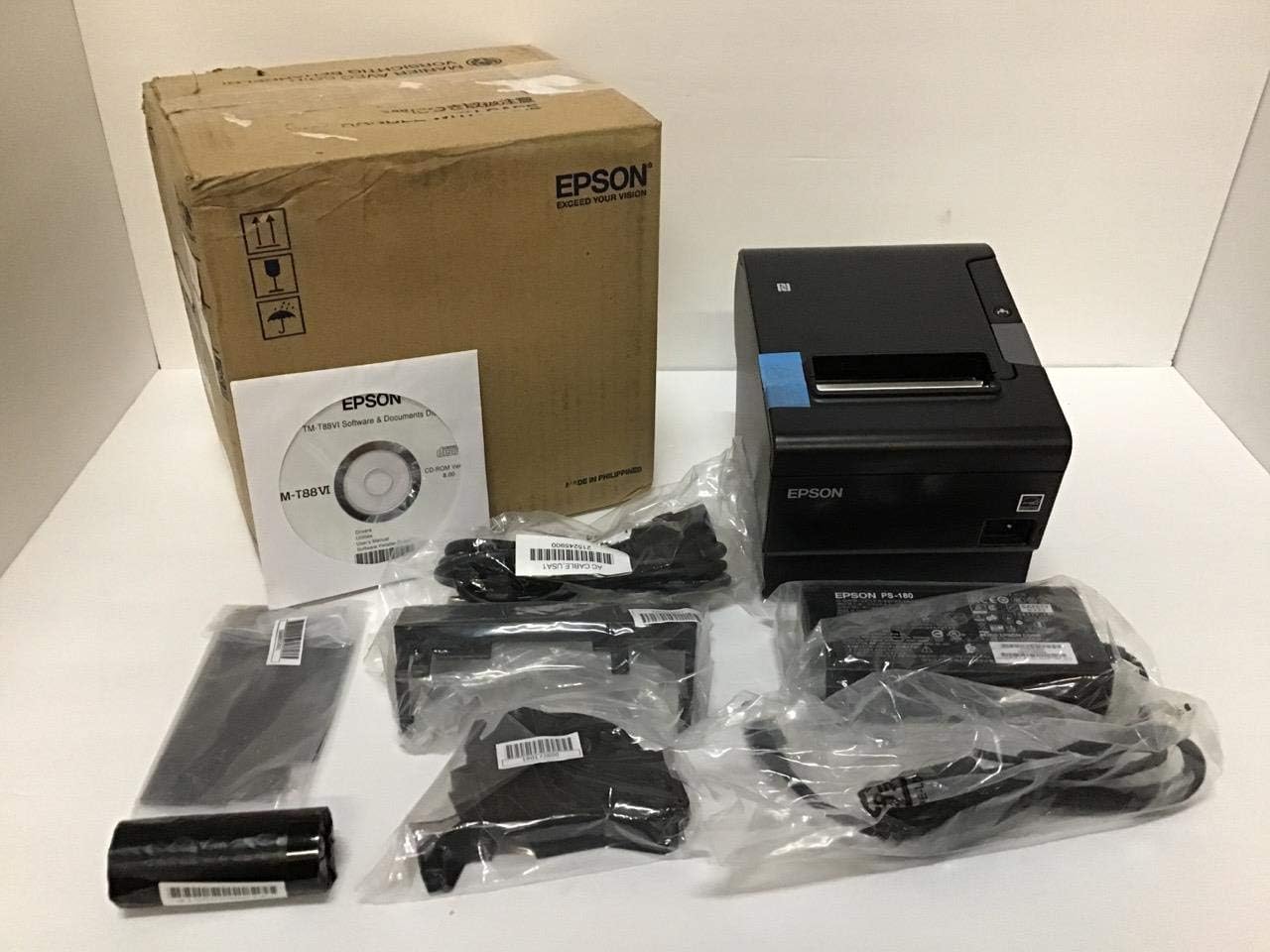 Amazon.com: Epson TM-U220B M188B POS Receipt Printer USB Interface ...