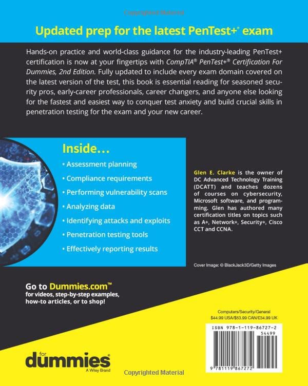 Snapklik.com : CompTIA PenTest+ Certification For Dummies