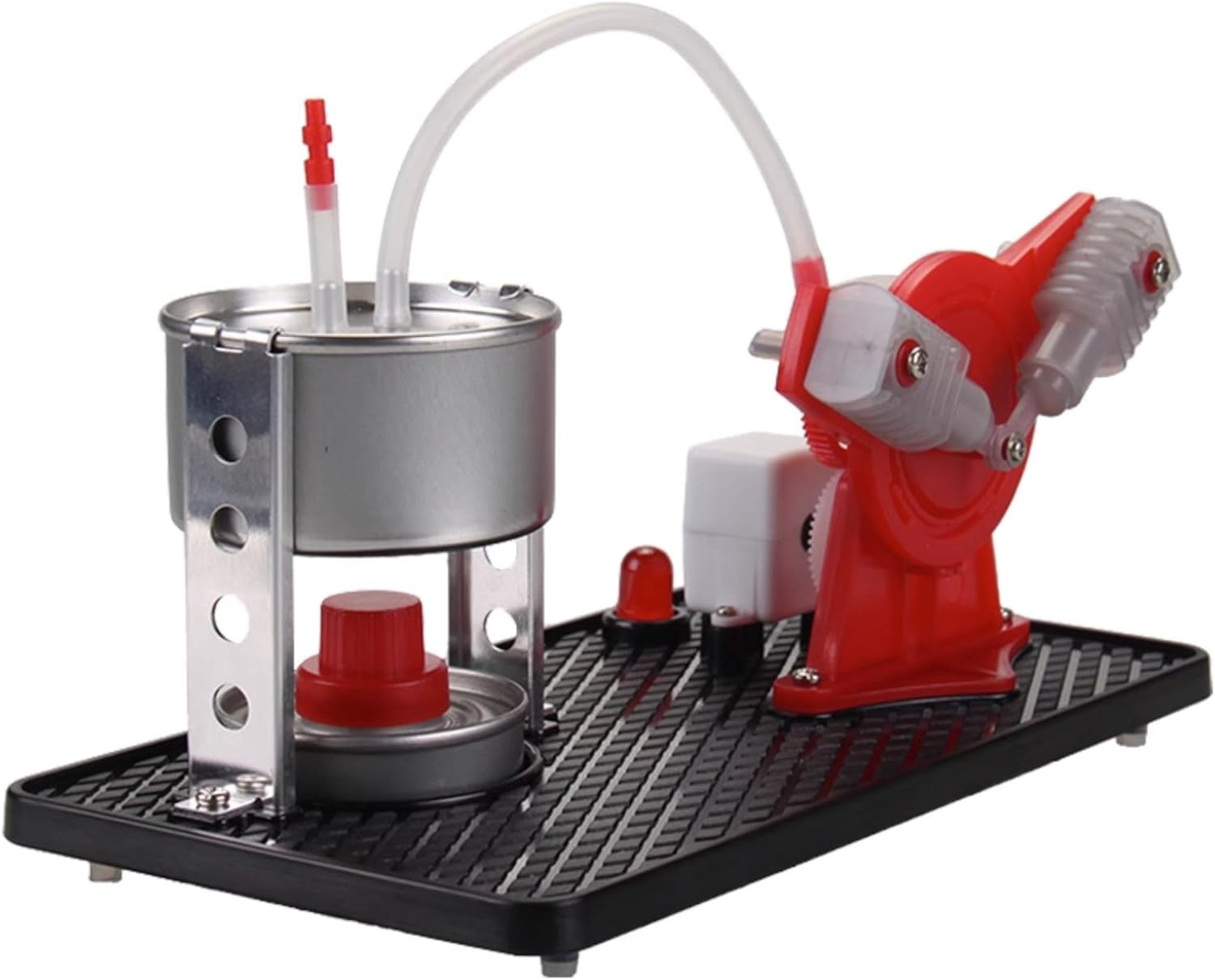 Amazon.com: Usmile Miniature Working Steam Engine Heat-Powered Model ...