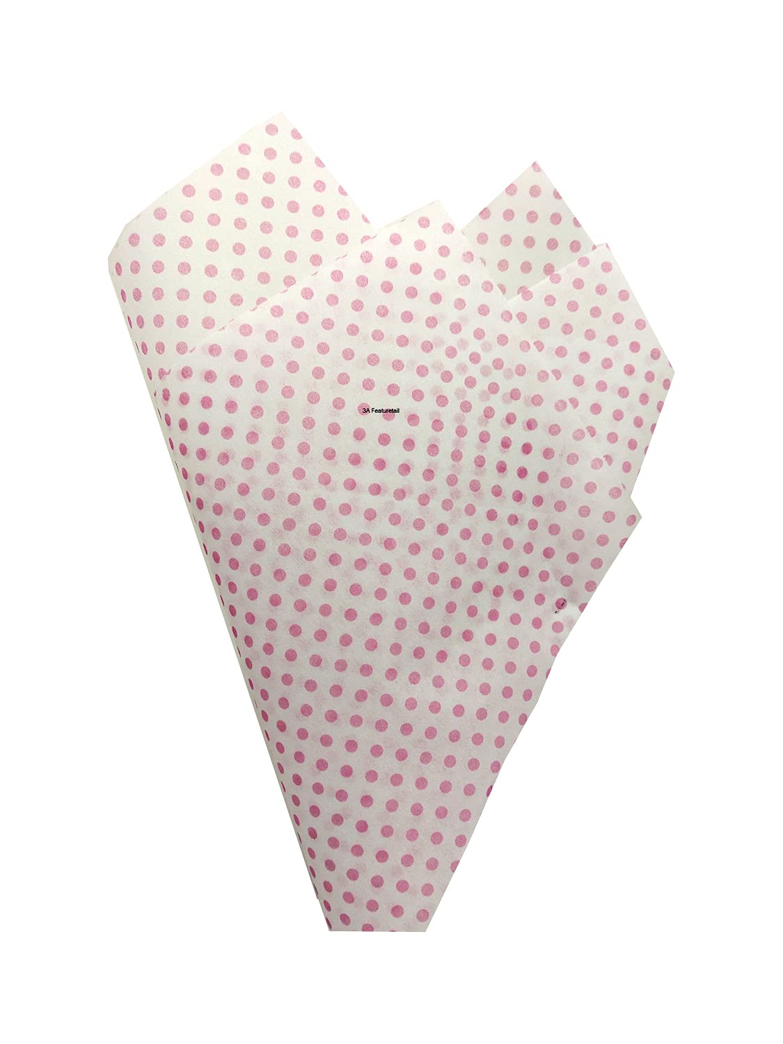 Pink Polka Dot Tissue Paper