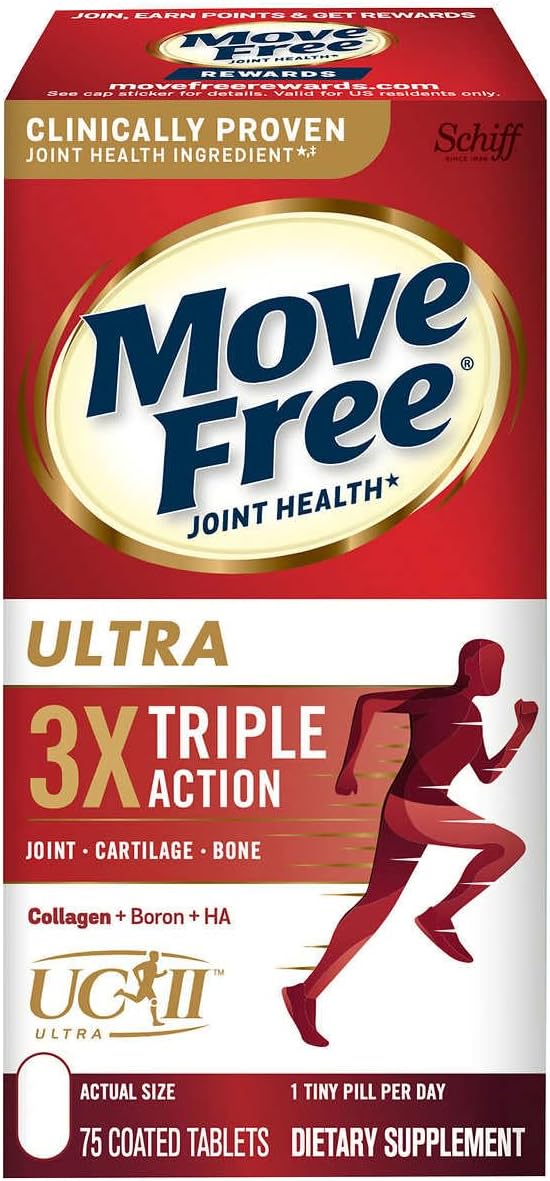 Amazon.com: Move Free Advanced Plus MSM and Vitamin D3, 80 tablets ...