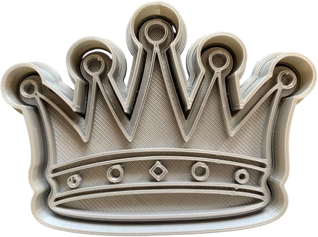 Amazon.com: The Cookie Cutter Hub 9cm King's Crown Cookie Cutter and ...