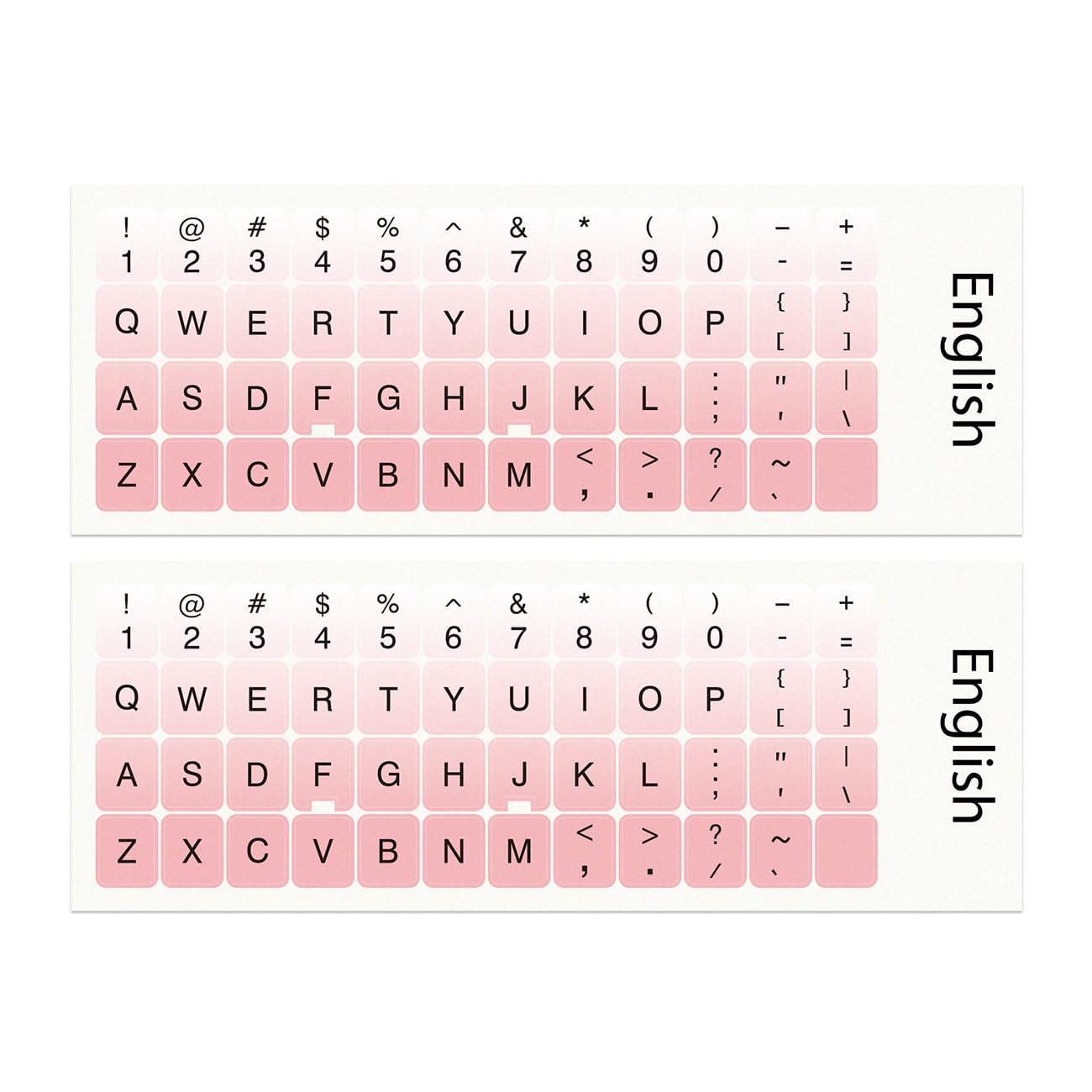 UK QWERTY Keyboard Stickers 2 Pack Universal UK Keyboard Stickers ...