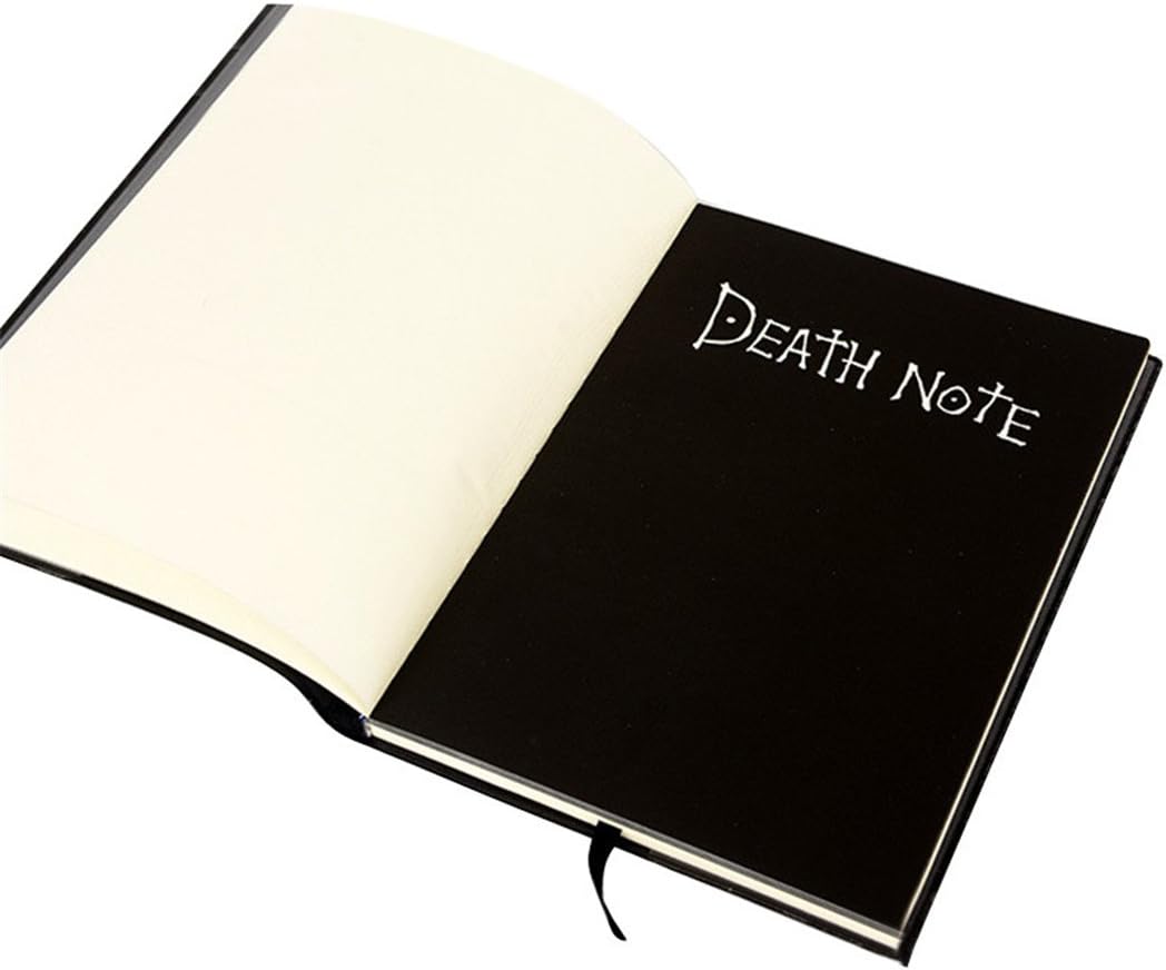 Switchali Death Note Notebook & Feather Pen with Japanese Anime Writing ...
