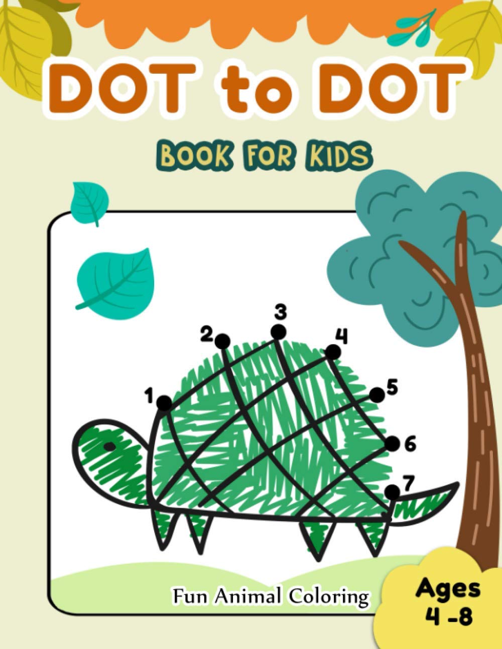 Buy Dot to Dot Books for Kids Ages 4-8 Fun Animal Coloring: CUTE ...