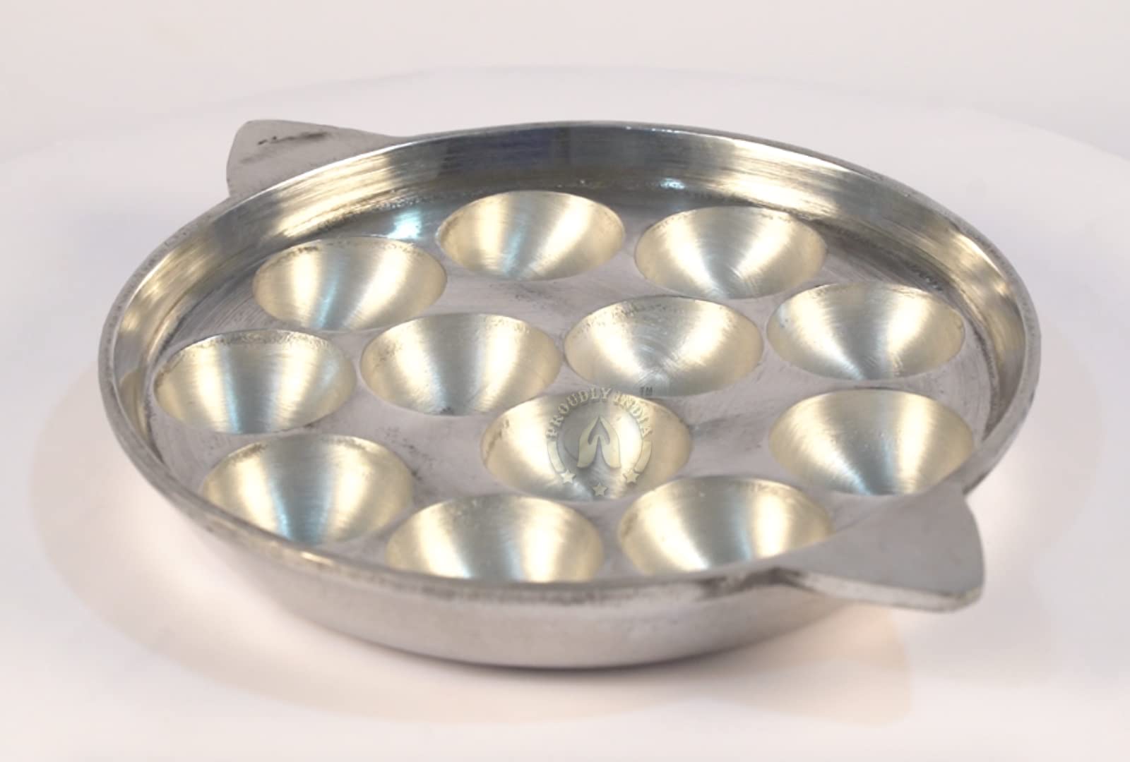 Buy MADE IN INDIA Indolium Paniyaram kallu 12 Pits, Paniyara,Appe Pan ...