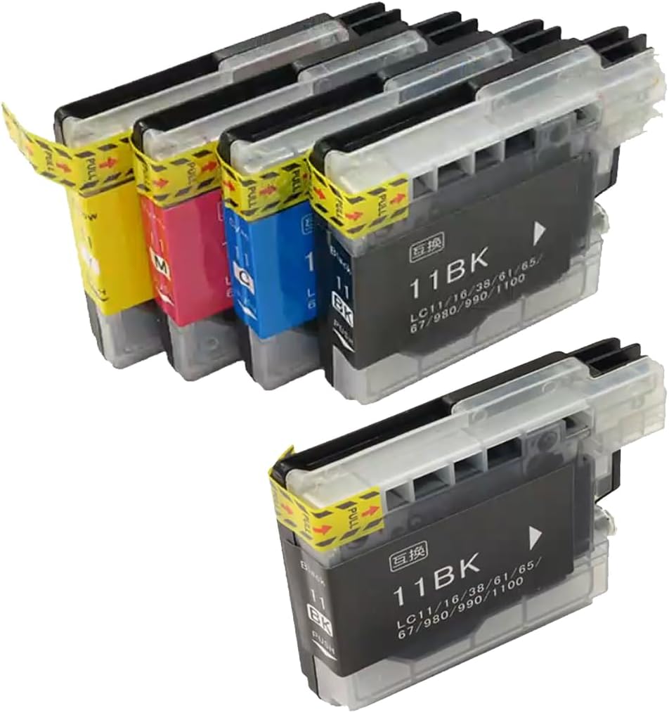 Amazon.co.jp: 【埼京企画】ブラザー 用 LC11-4PK+黒1本 5本セット 互換インクカートリッジ (LC11とLC16汎用 ...